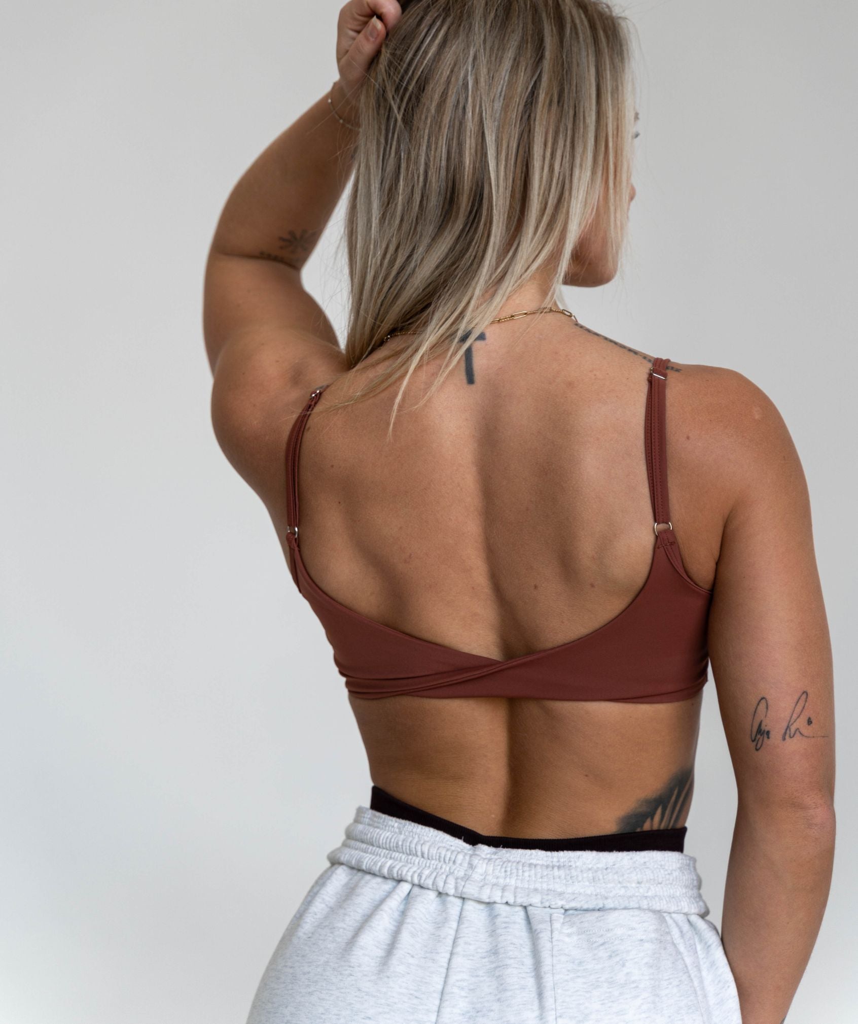 Kaiya Sports Bra (Brown)